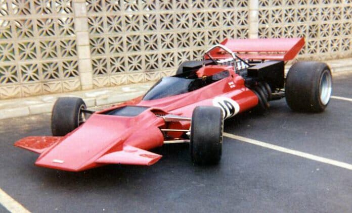 Determination and a one car garage to the Formula 1 grid