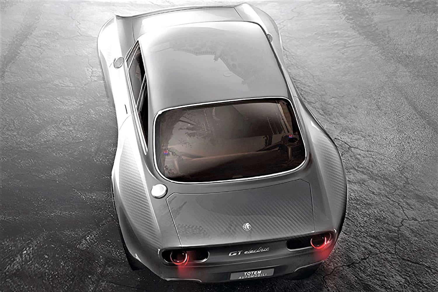 Totem Automobili’s custom Alfa GTe in carbon fiber with electric power