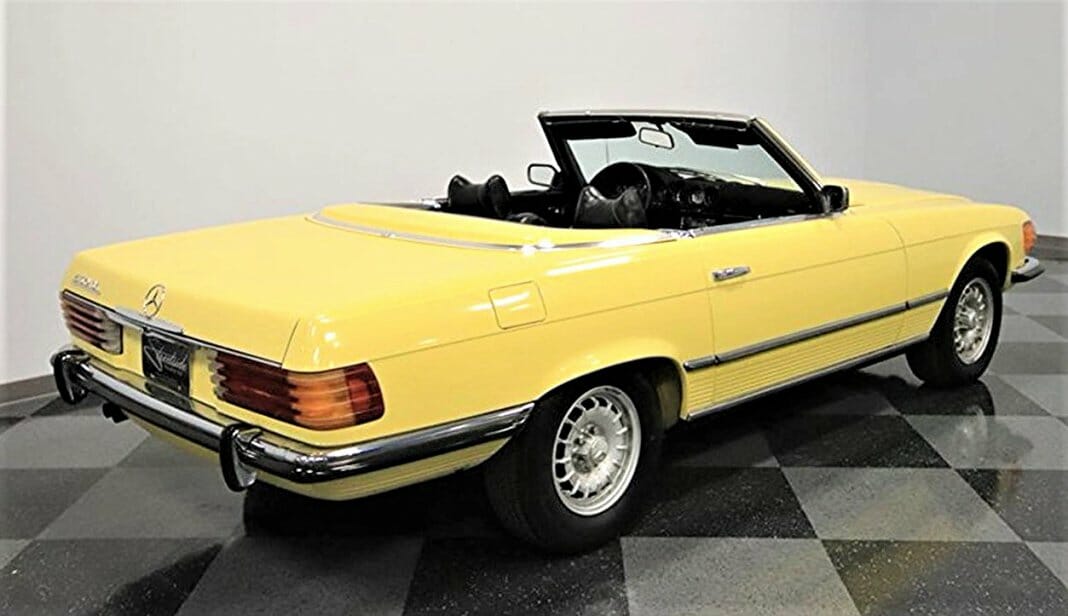Super right, 1973 Mercedes 450SL is decent driver condition
