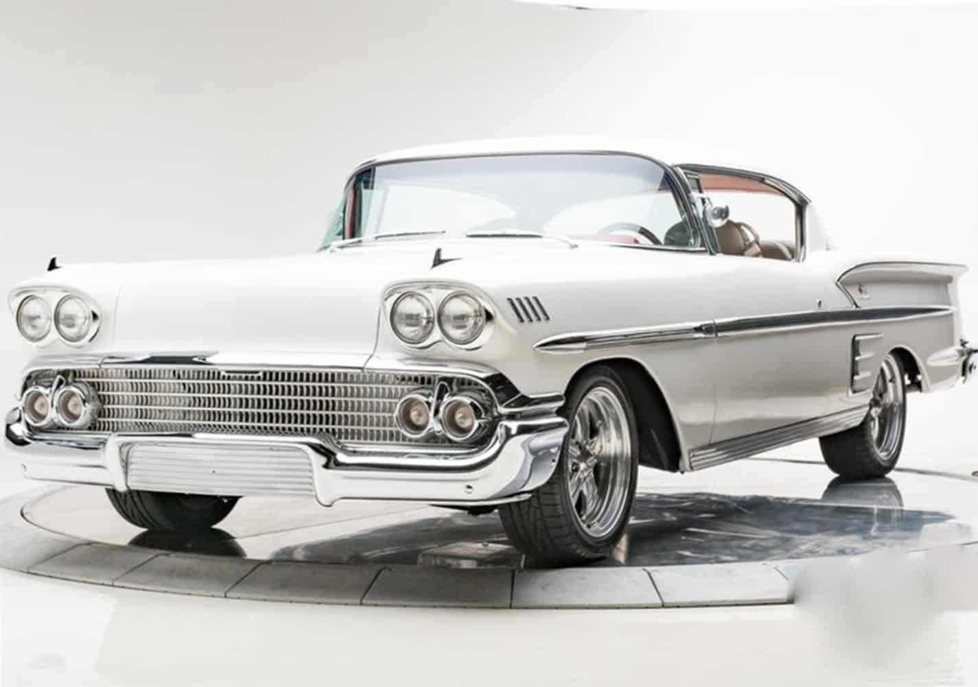 This 1958 Chevrolet Impala has had pro-touring upgrades