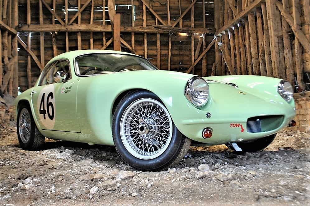 First Lotus Elite sold and raced, and then restored on TV, to be auctioned