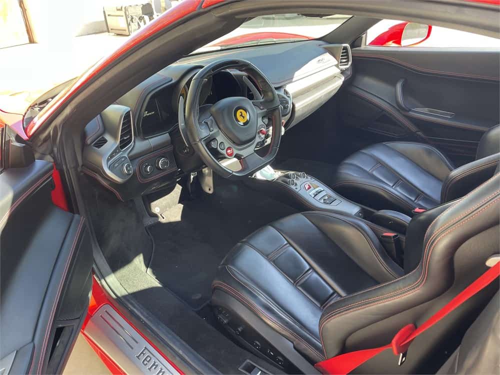 Ferrari 458 Spider 2014 Interior Used 2014 Ferrari 458 Spider Dct