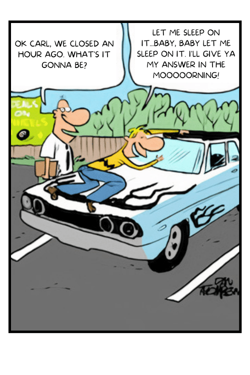 Classic Carl caption contest: The winning caption is…