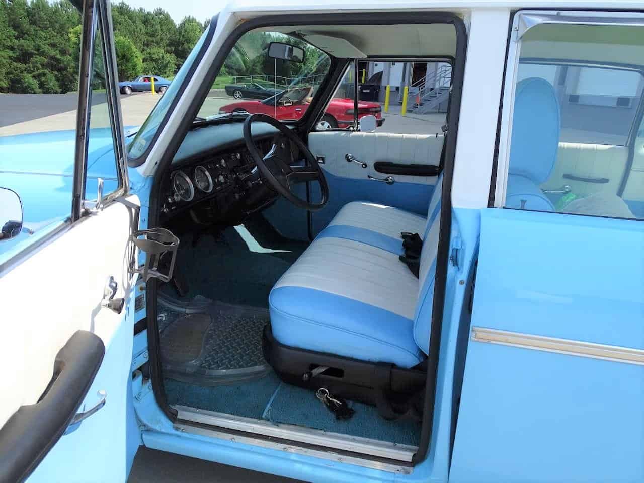 Checker Taxi Cab Interior