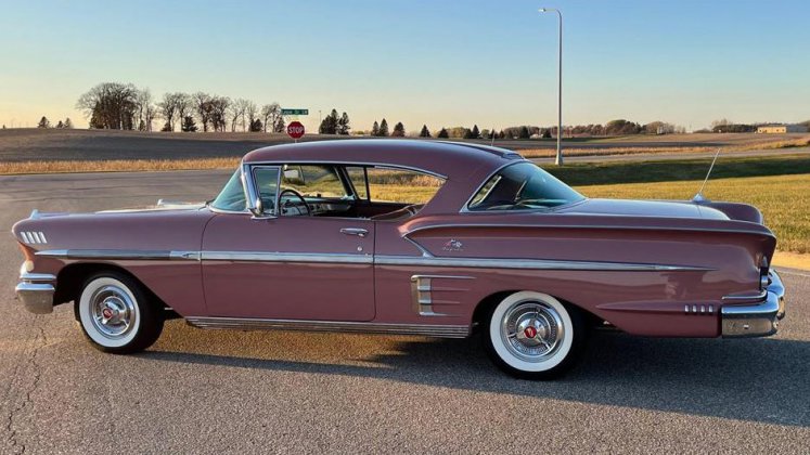 Pick of the Day: 1958 Chevrolet Impala finished in rare coral color ...