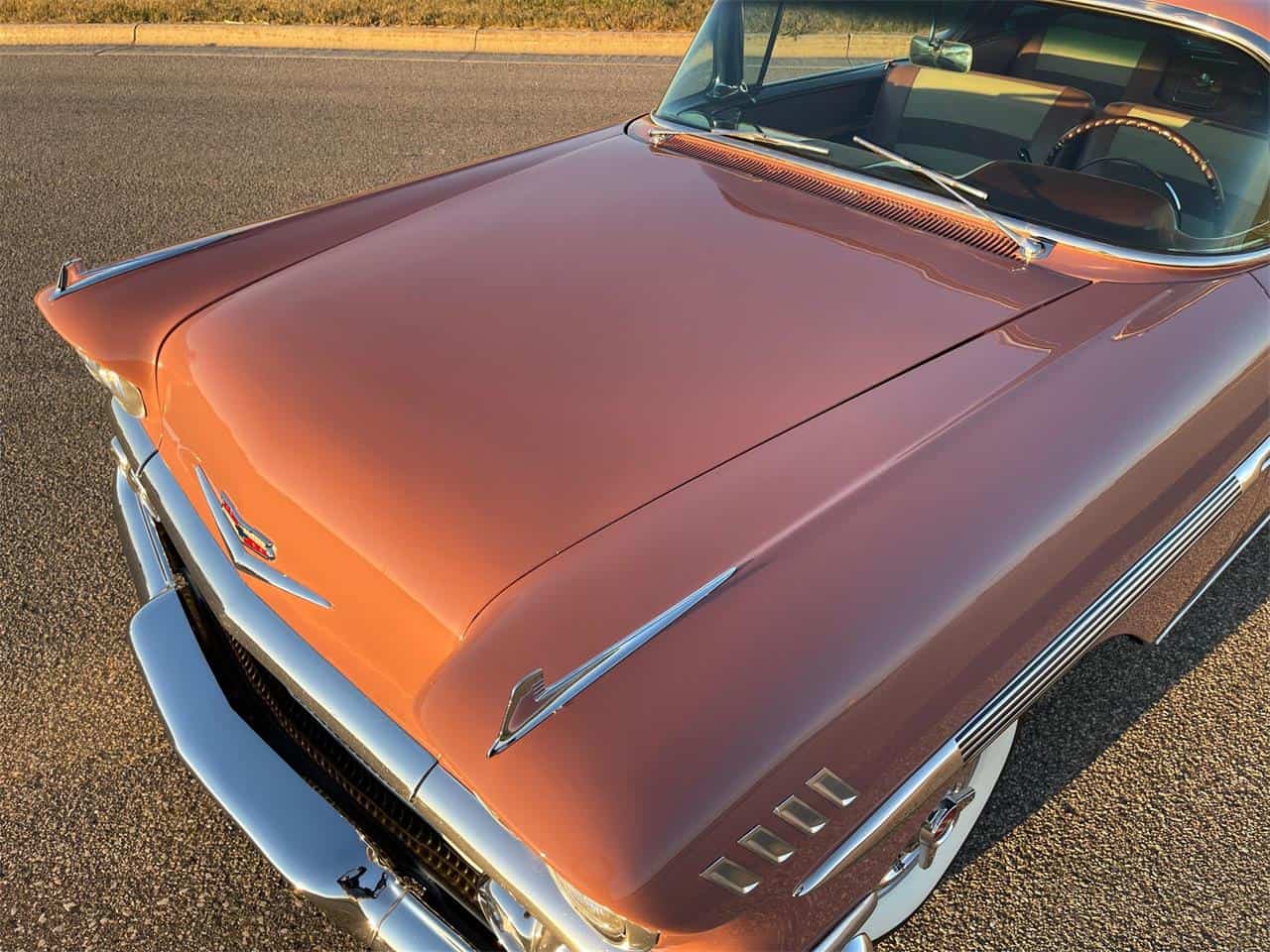 Pick of the Day: 1958 Chevrolet Impala finished in rare coral color ...