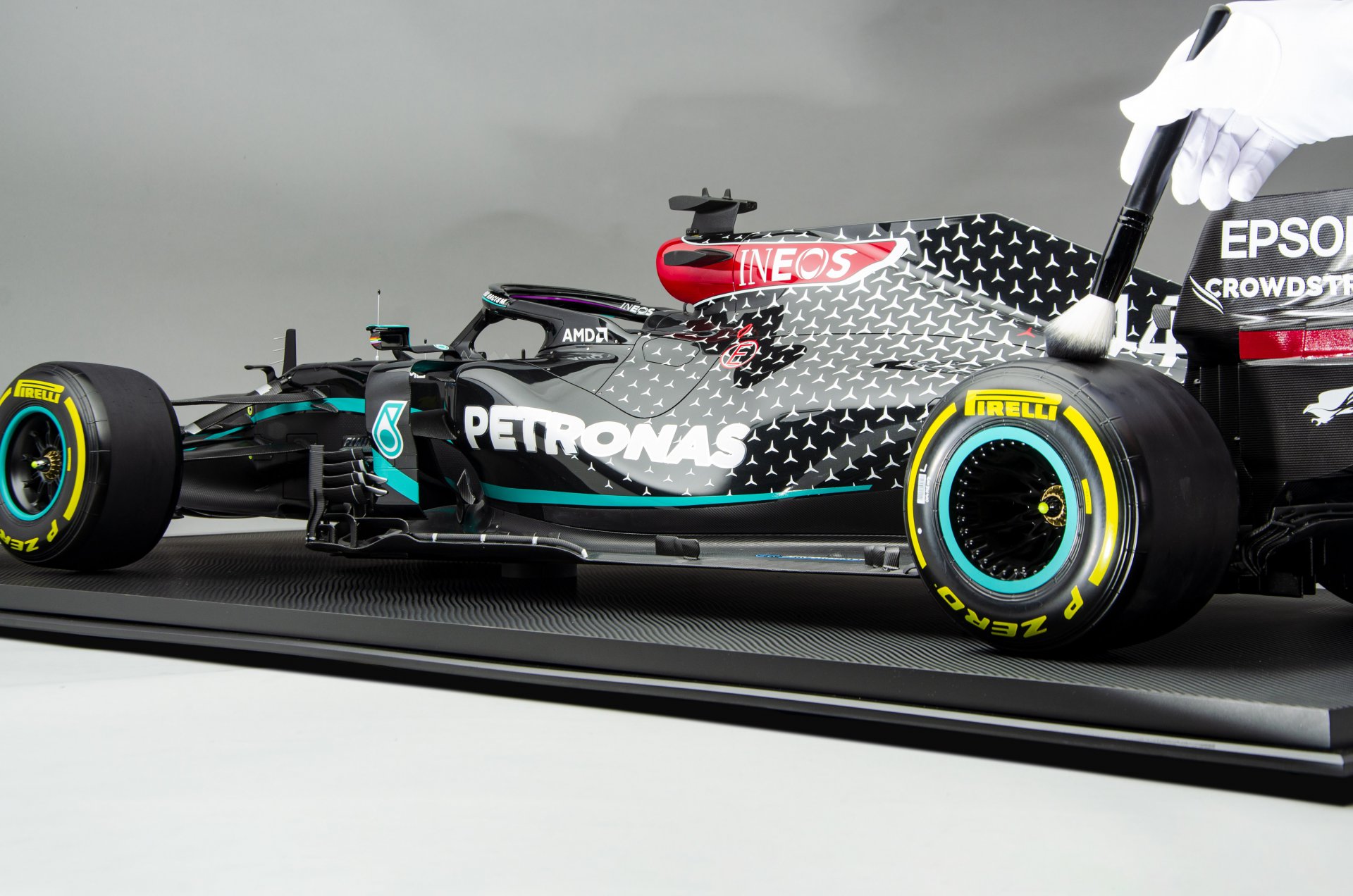 You can have an F1 Mercedes-AMG model in quarter scale