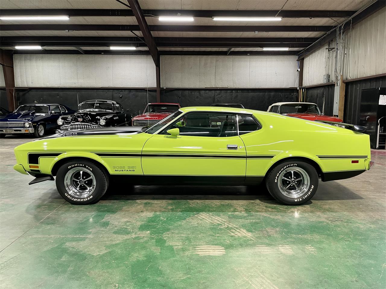 1973 Mustang 1973 Ford Mustang Mach 1 3K Blue Glow Metallic With