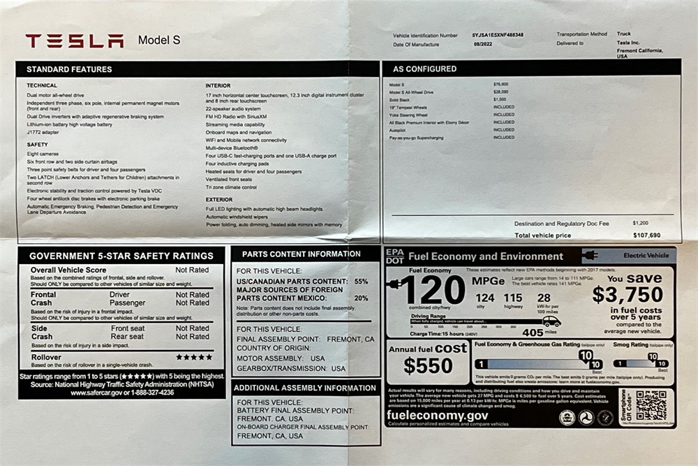 AutoHunter Spotlight: 2022 Tesla Model S | ClassicCars.com Journal