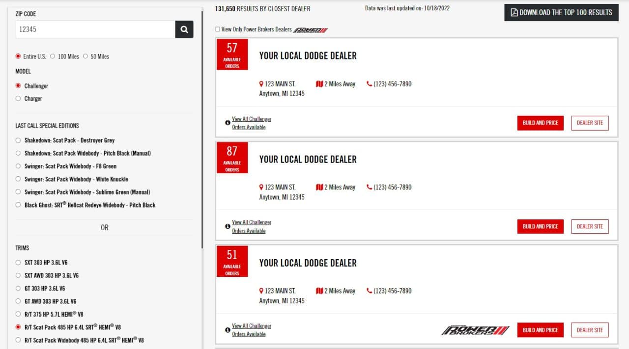 You Can Now Order Your Dodge “Last Call” Special Edition | ClassicCars ...