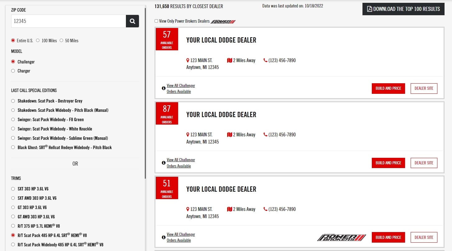 You Can Now Order Your Dodge “Last Call” Special Edition | ClassicCars ...