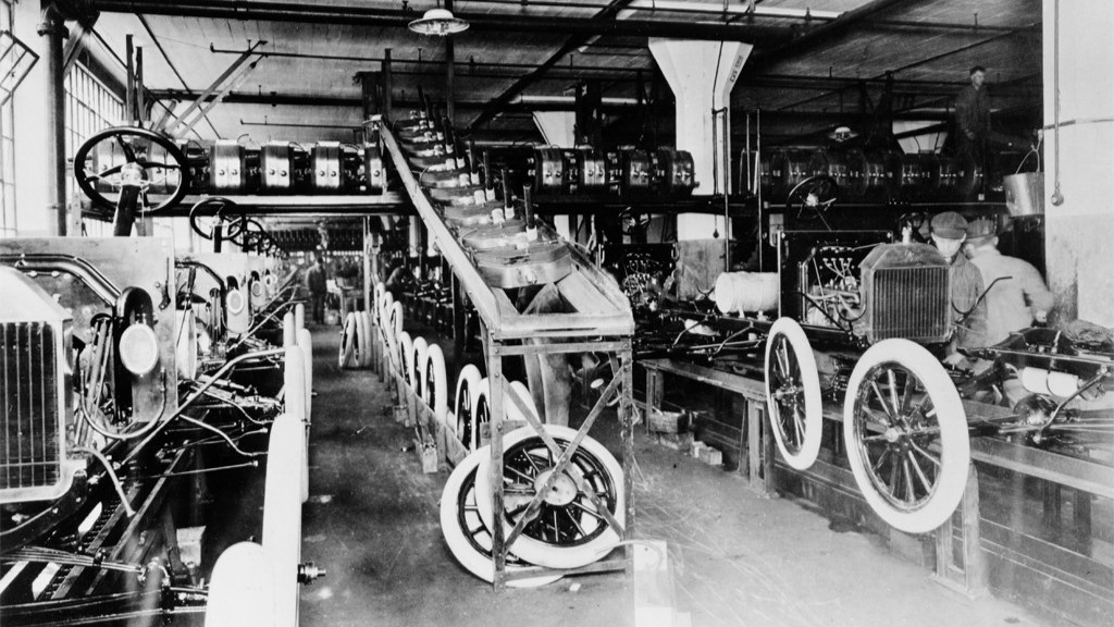 Henry Ford Model T Assembly Line The History Of The