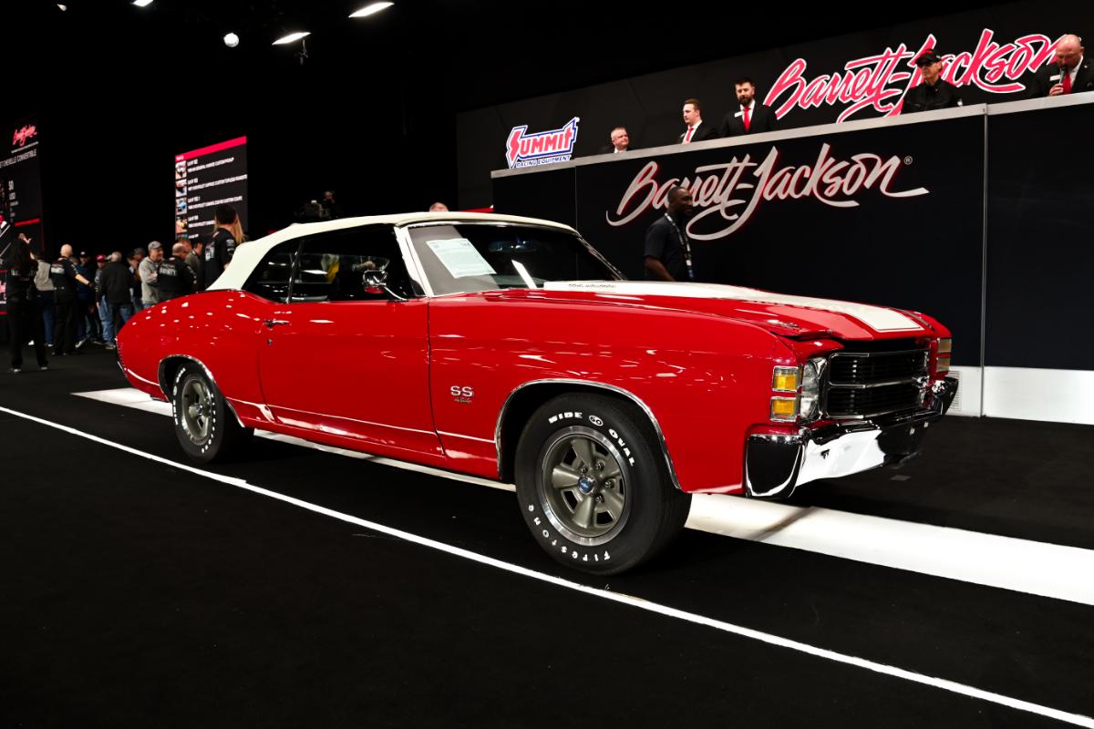 Lot 181 - NIKKI SIXX' 1971 CHEVROLET CHEVELLE CONVERTIBLE | ClassicCars ...